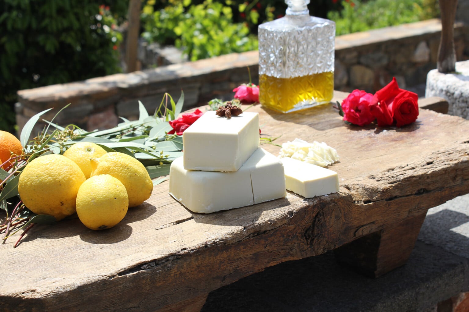 Handmade soap making demonstration - Kinsterna Hotel